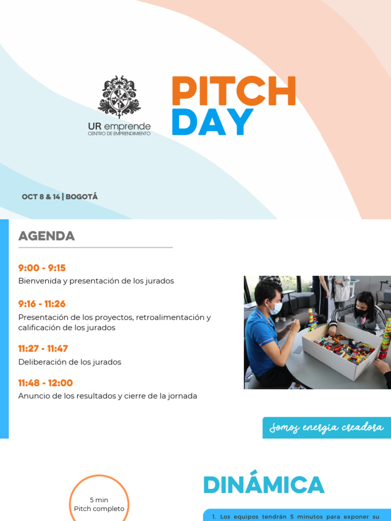Agenda del Pitch Battle Day Bogotá | PDF