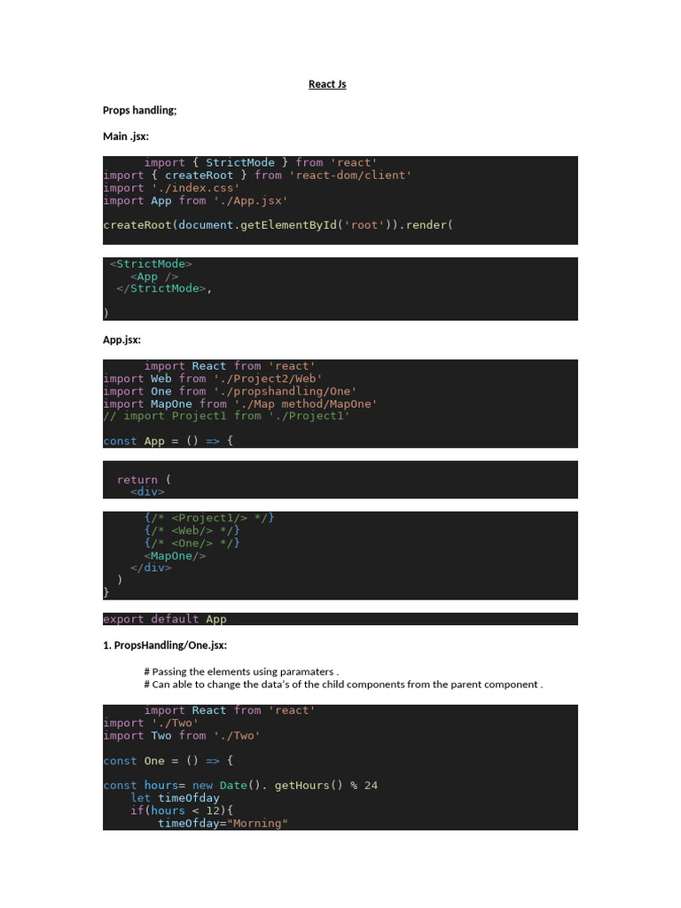 React Js | PDF | Computer Programming | Software Engineering