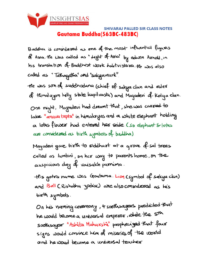 Buddhism - Part 1 | PDF