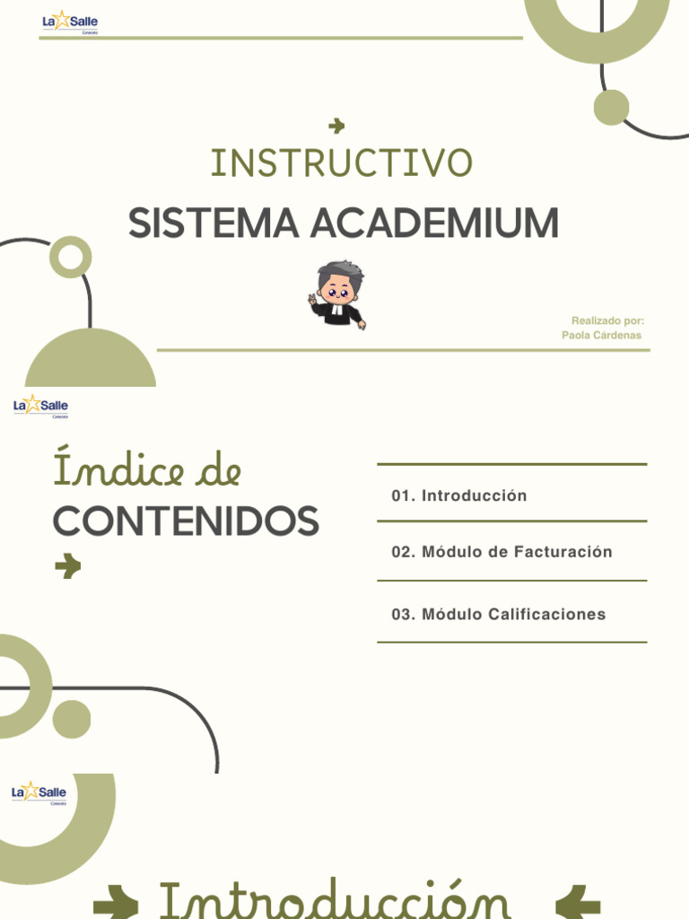 Instructivo Uso de Academium Perfil Padres de Familia | PDF