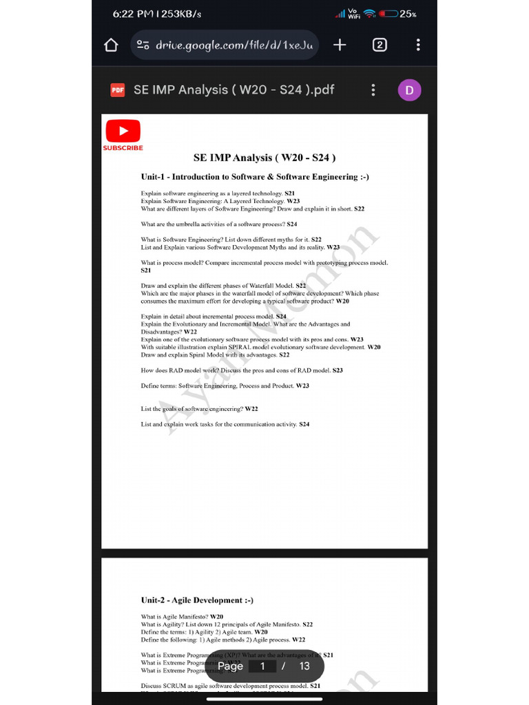 Se Imp Analysis | PDF
