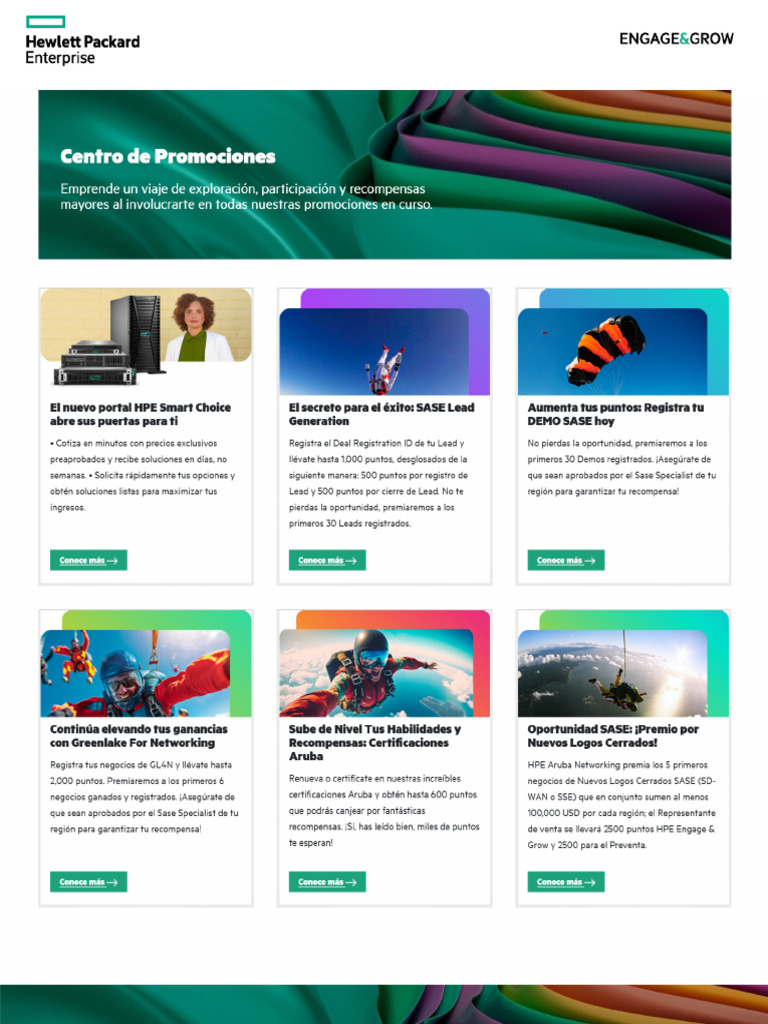 HPE Engage & Grow - Promotion Center | PDF