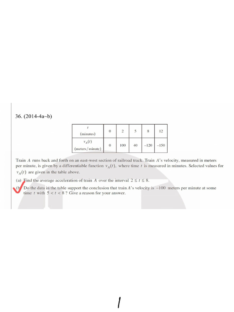 Theorem of AP Calculus | PDF