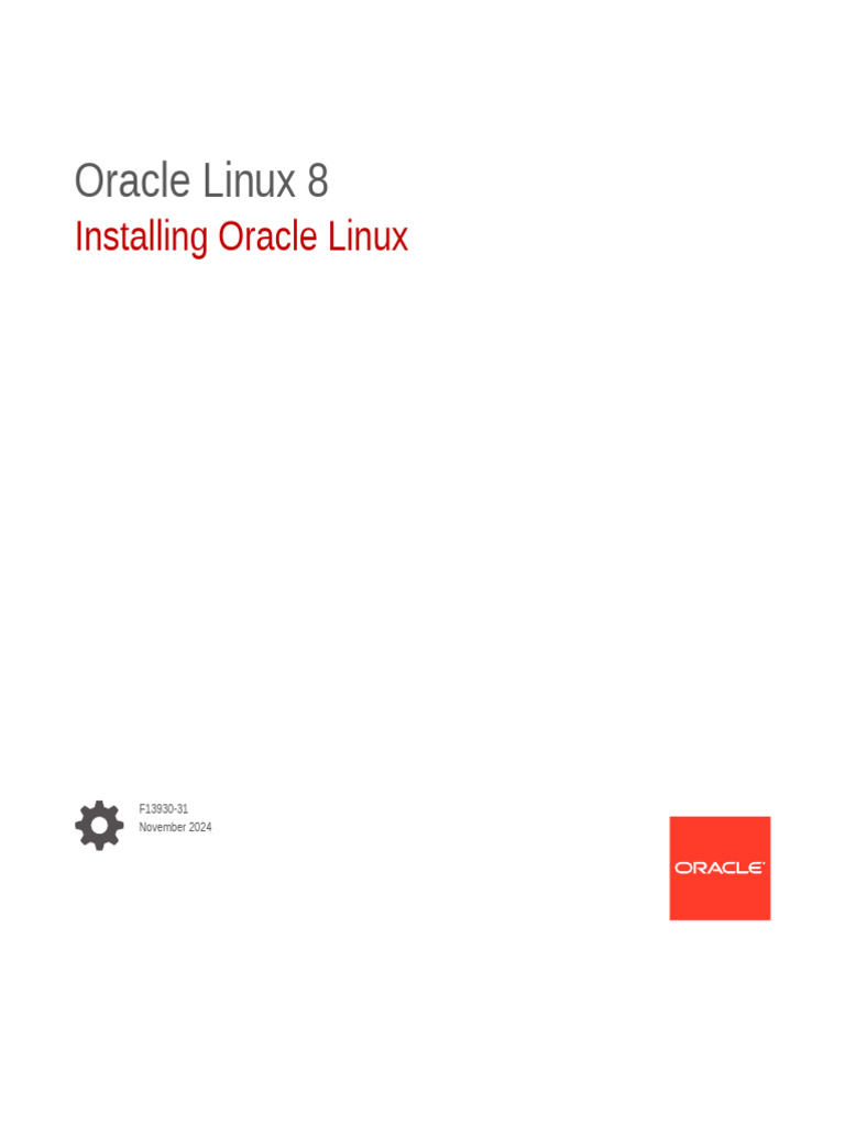 Installing Oracle Linux 8 ISO Guide | PDF | Booting | Usb Flash Drive