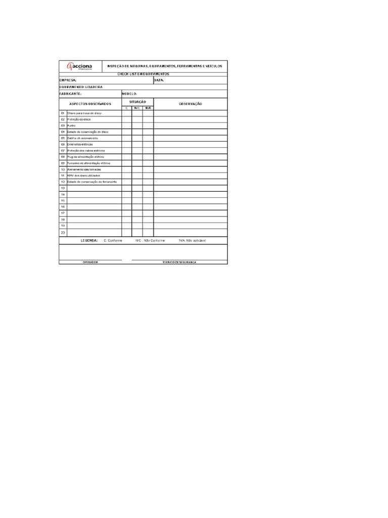 Check List | PDF