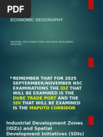 Notes - Maputo Development Corridor | PDF | Infrastructure | Transport