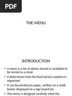 17 Course French Classical Menu | PDF | Entrée | Salad