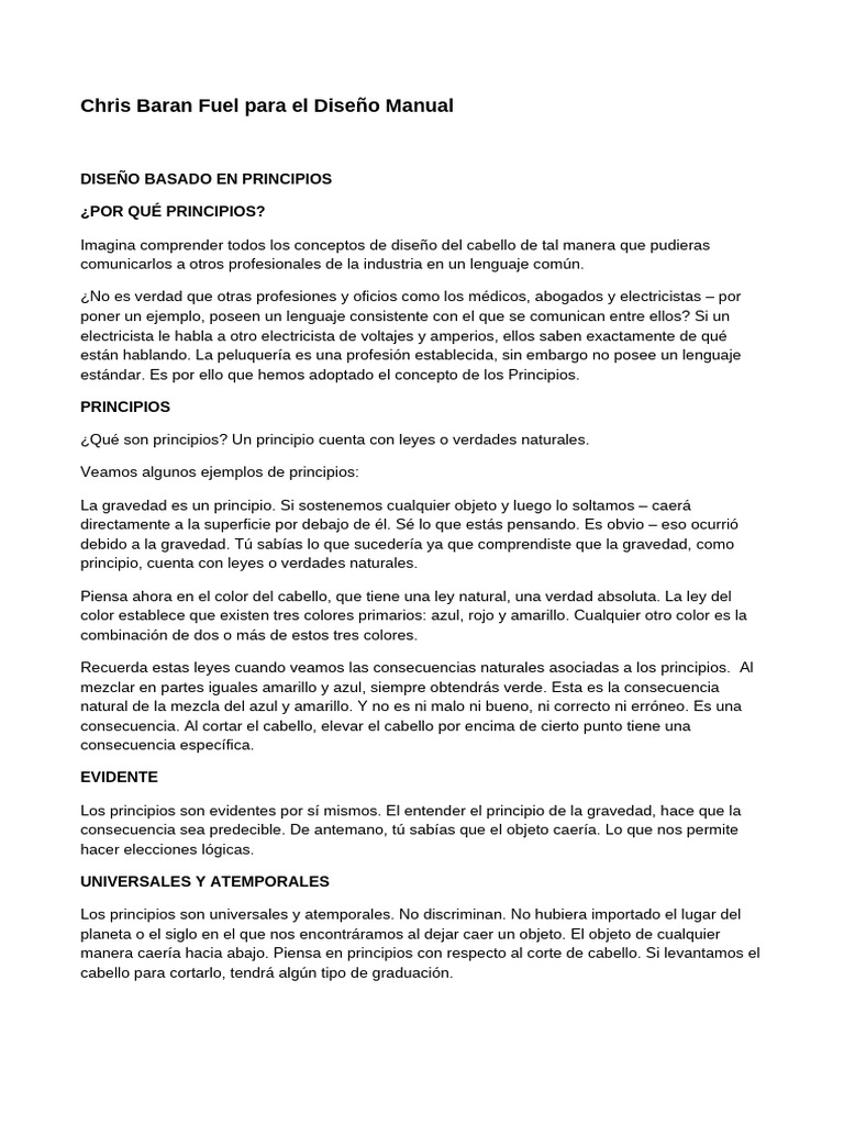 Chris Baran Fuel para El Diseño Manual | PDF | Perspectiva (Gráfica) | Pelo