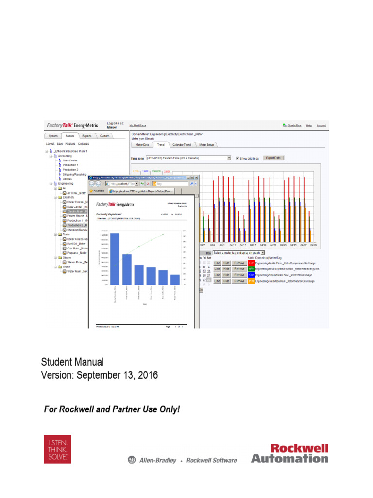 FactoryTalk EnergyMetrix - Lab Manual | PDF | Computing | Software