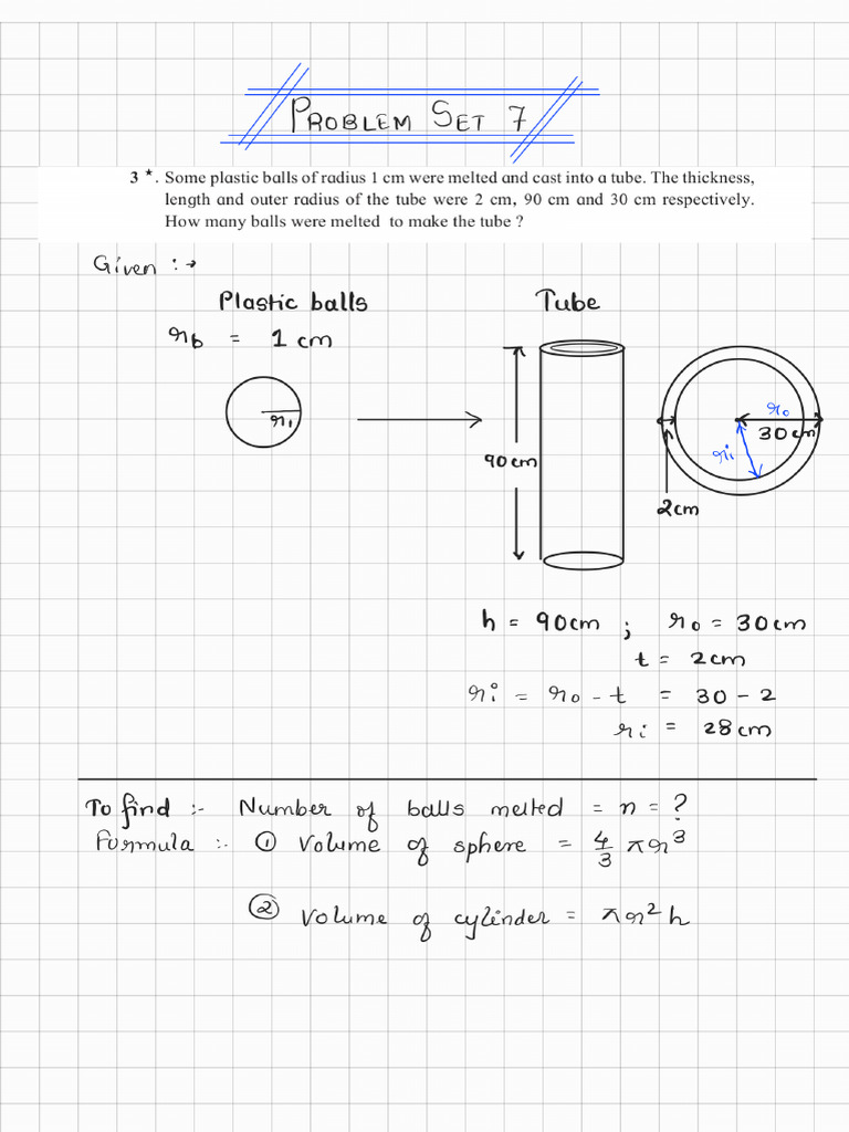 Mensuration - Problem Set - 241011 - 193545 | PDF