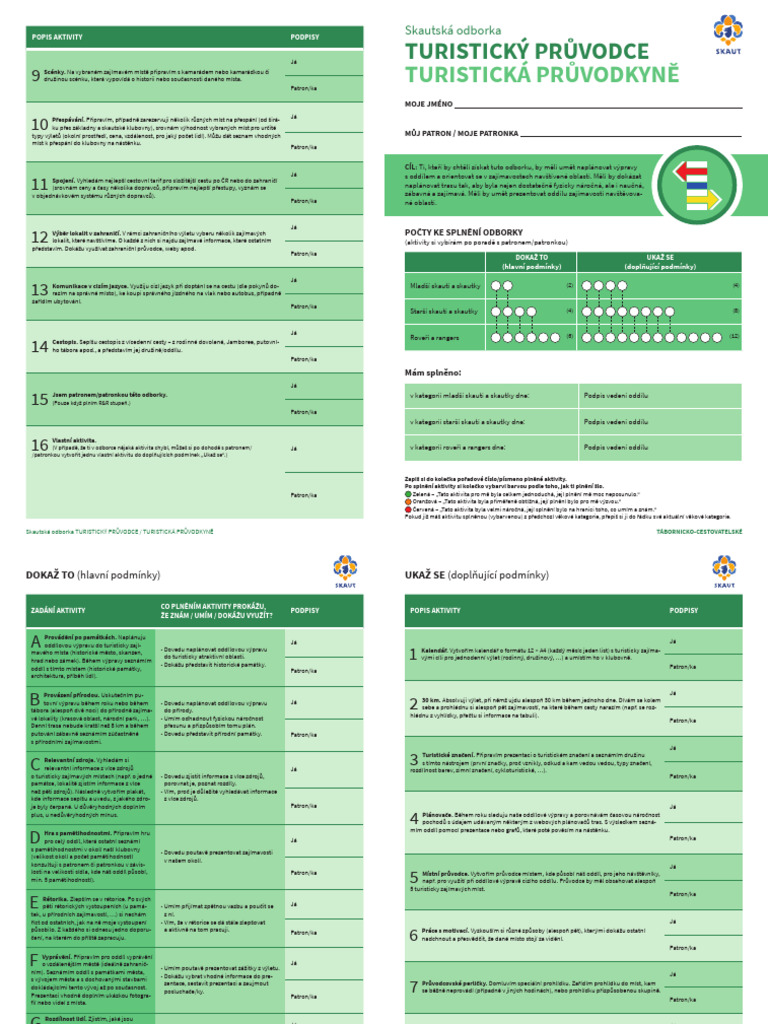 Pracovni List Turisticky Pruvodce Uprava2 Nahled01 | PDF
