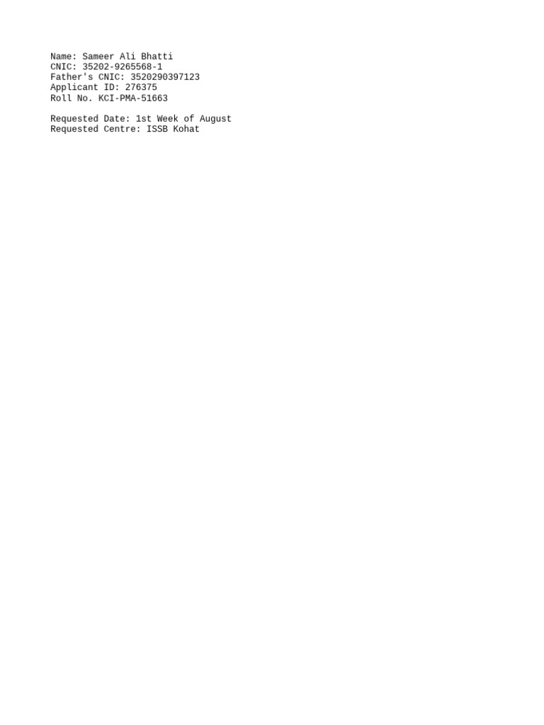 ISSB Request | PDF