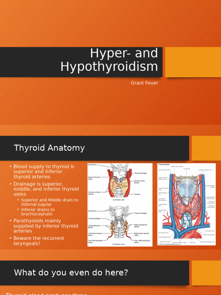 Hyper and Hypothyroidism | PDF | Thyroid | Hyperthyroidism