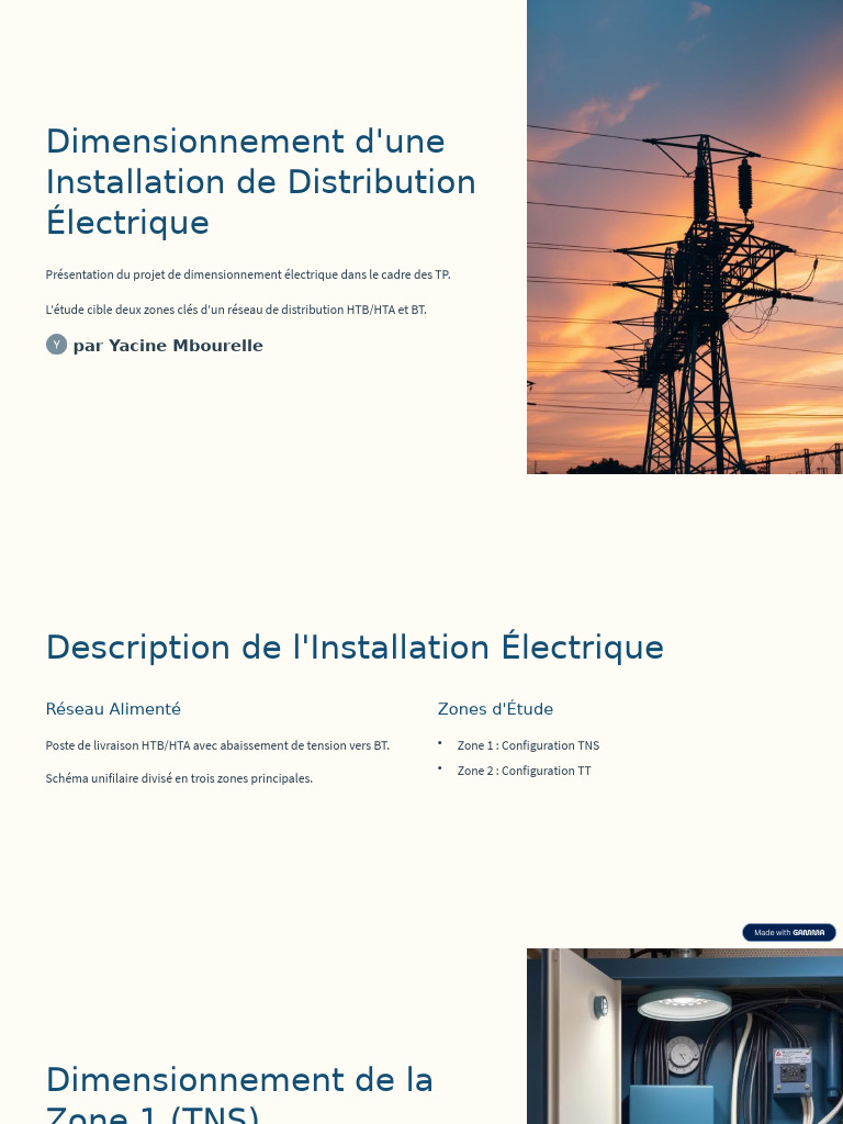 Dimensionnement-dune-Installation-de-Distribution-Electrique | PDF