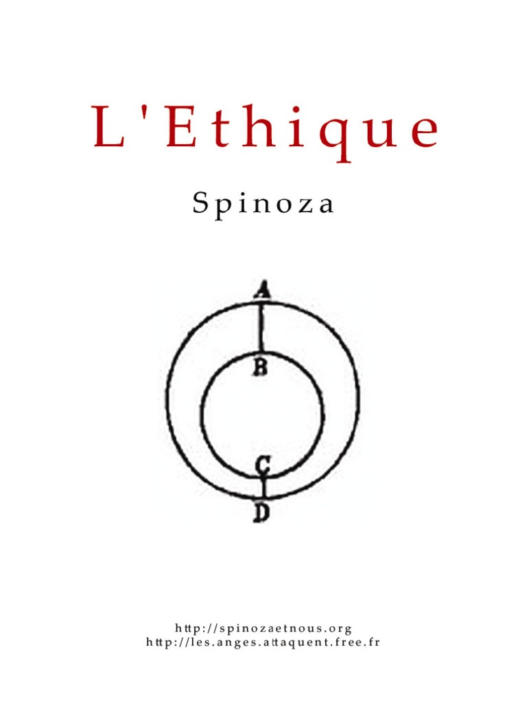 L'Éthique de Spinoza : Concepts clés | PDF
