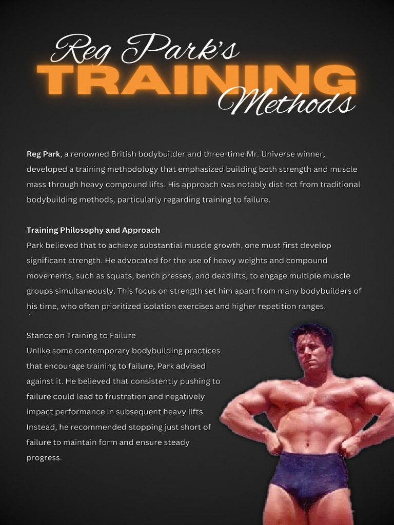 Reg Park Training | PDF