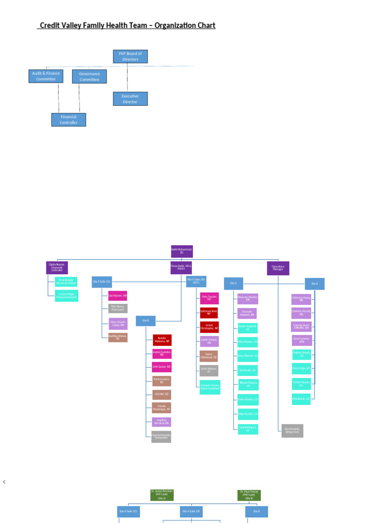Organizational Chart 2024 | PDF | Health Care | Social Programs