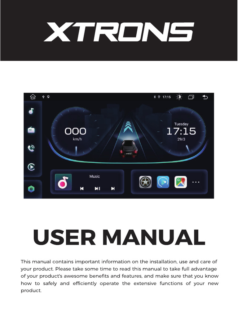 PE Series Android Car Stereo User Manual | PDF
