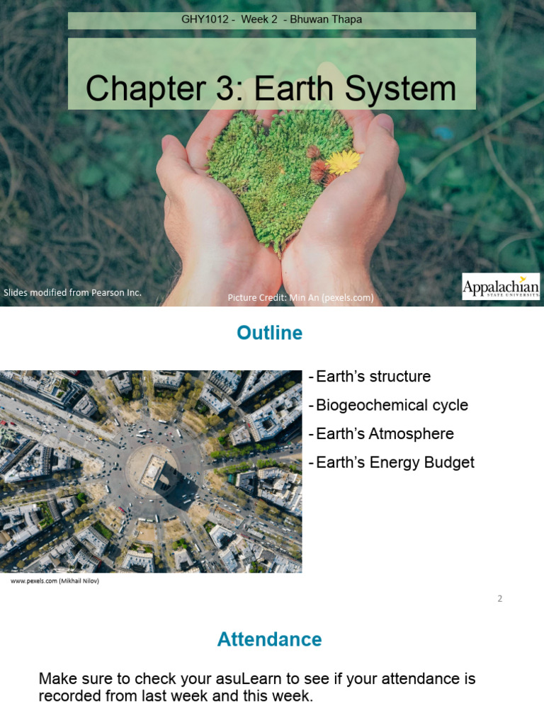 PLN1012 Week2 Earthsystem v2 Revised | PDF | Plate Tectonics | Earth