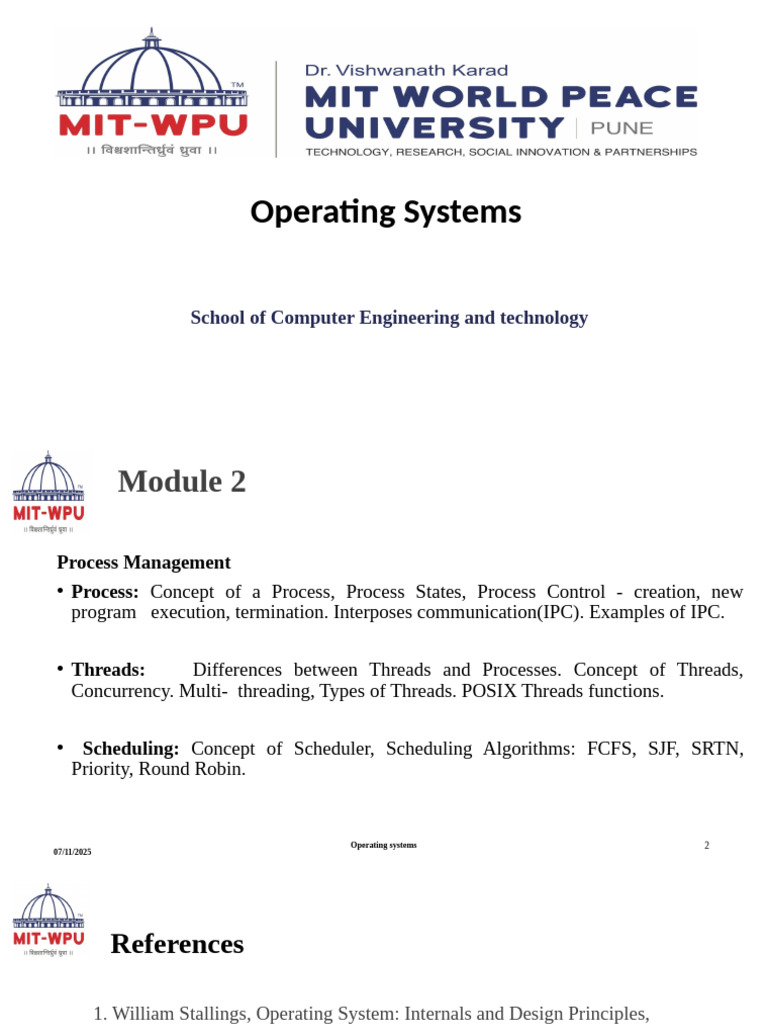 Unit 2 Process Management | PDF | Process (Computing) | Thread (Computing)