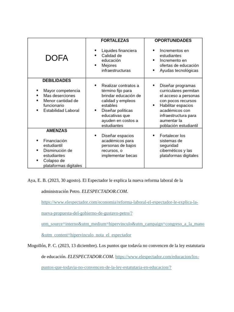 DOFA | PDF
