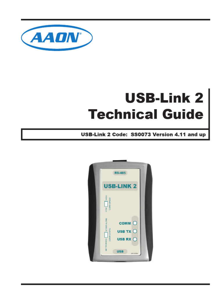 AAON-USB-Link 2 | PDF | Usb | Electrical Connector
