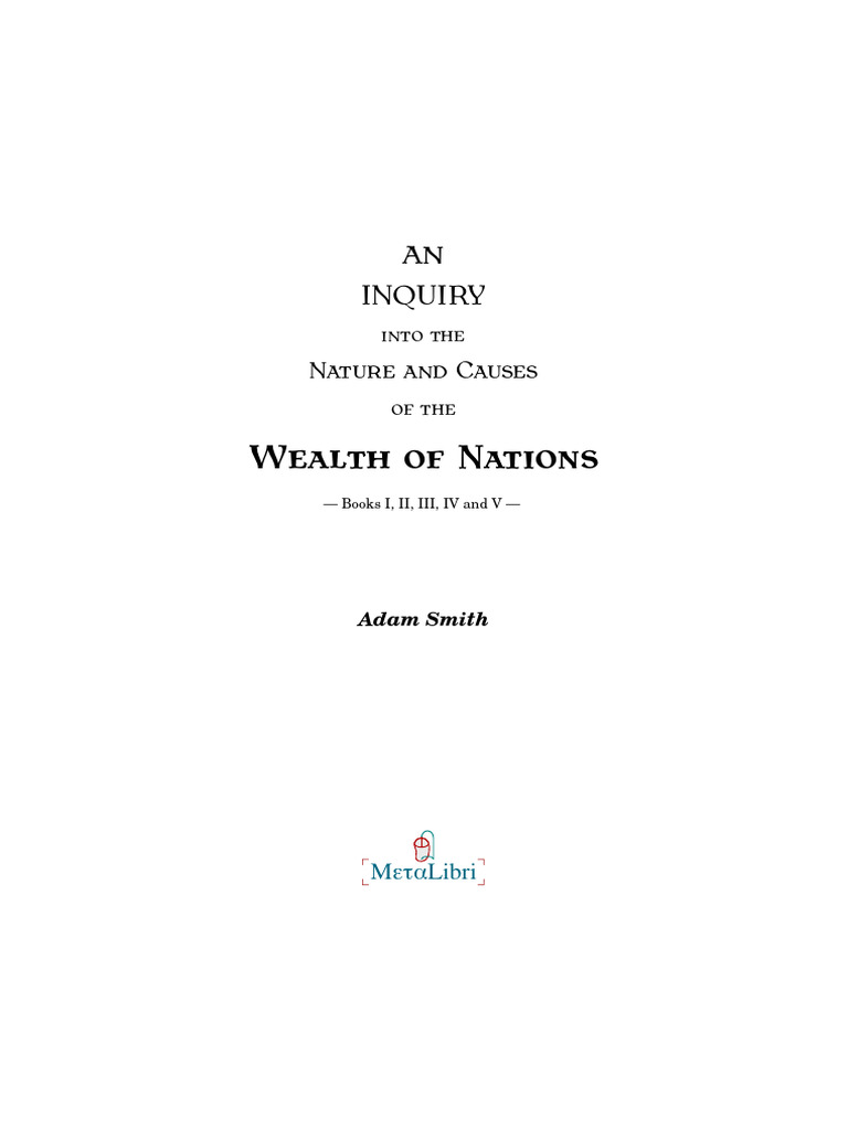 Adam Smith - Wealth of Nations (001-100) | PDF | The Wealth Of Nations ...