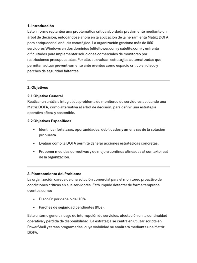 ACA2 para Mejorar | PDF | Análisis FODA