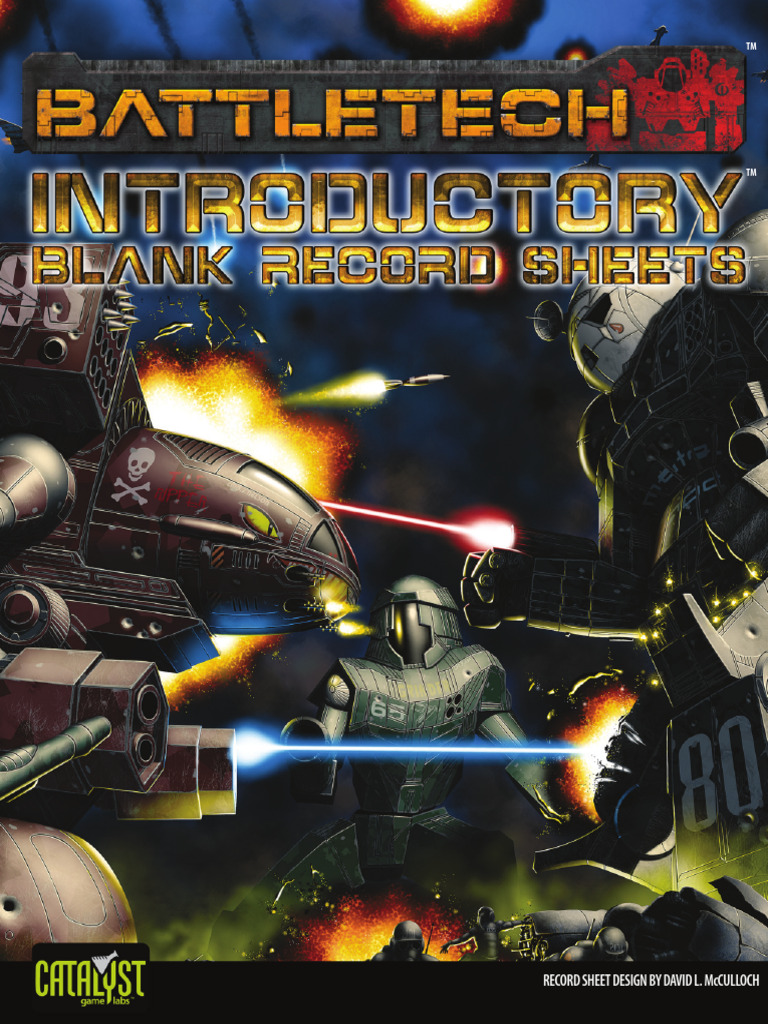 BattleTech 'Mech Record Sheet Guide | PDF | Battle Tech