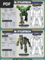 BattleTech Record Sheets: Clan Elemental Battle Armor (Space) | PDF ...