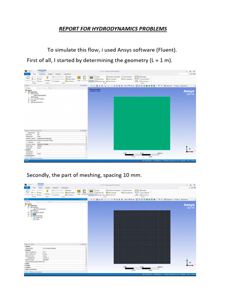 Hydrodynamics Simulation Report | PDF