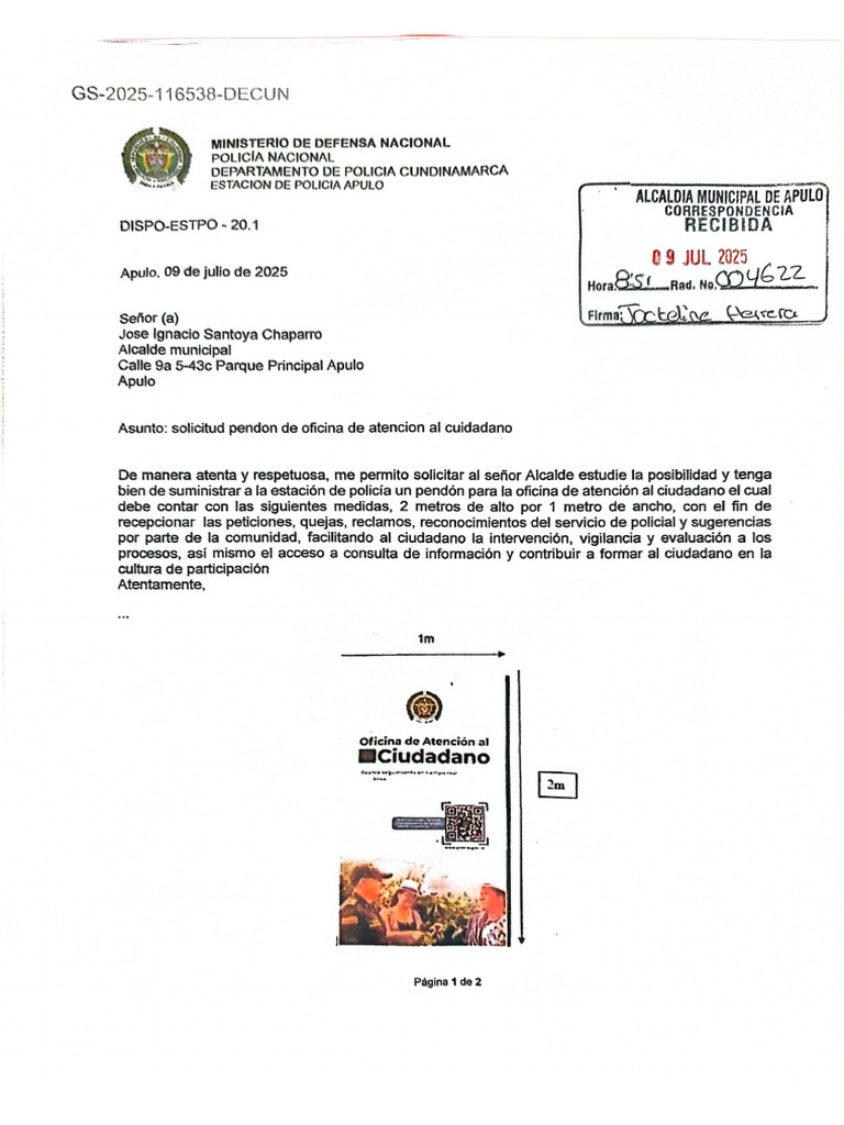 Solicitud Pendon Apulo | PDF