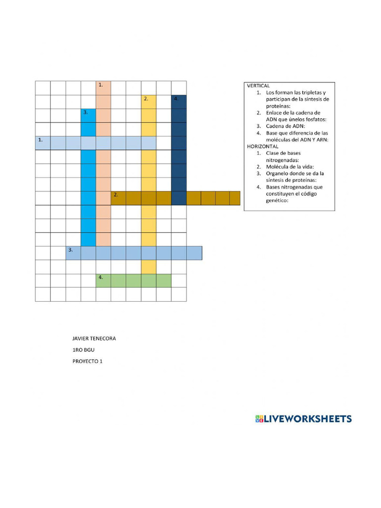 Worksheet 1774177 | PDF