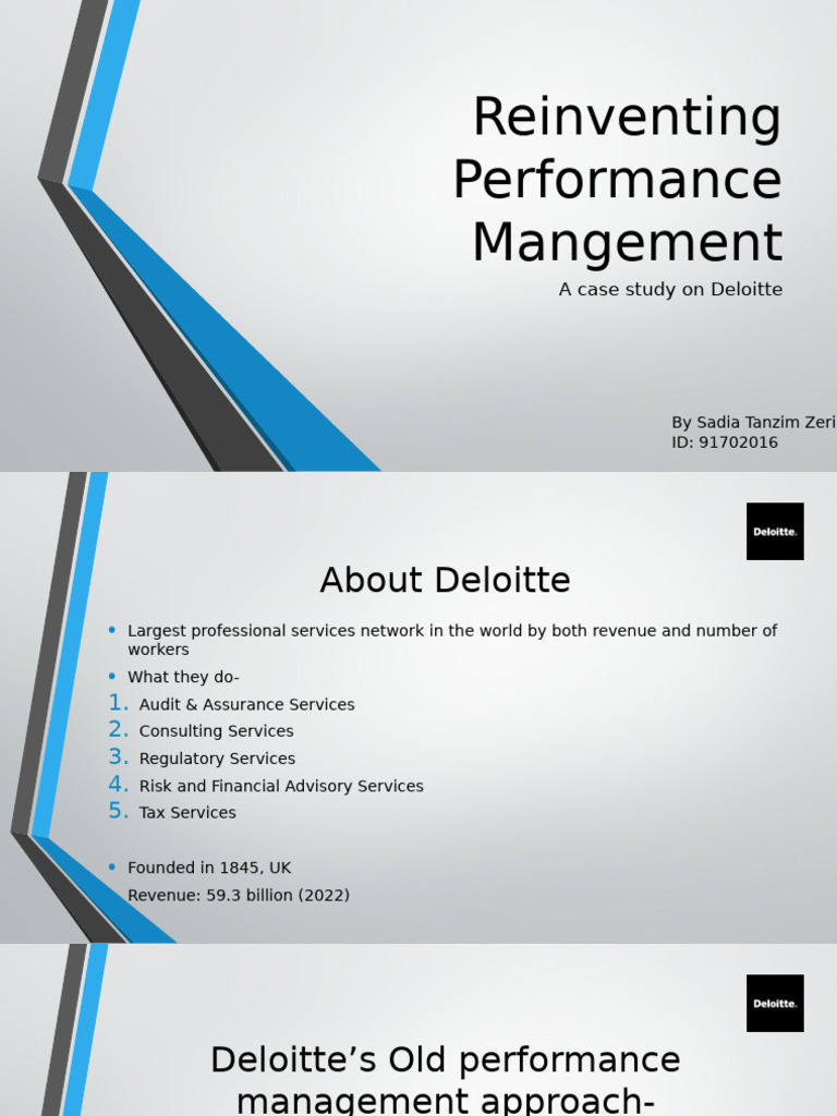 Reinventing Performance Mangement - Deloitte | PDF | Performance ...