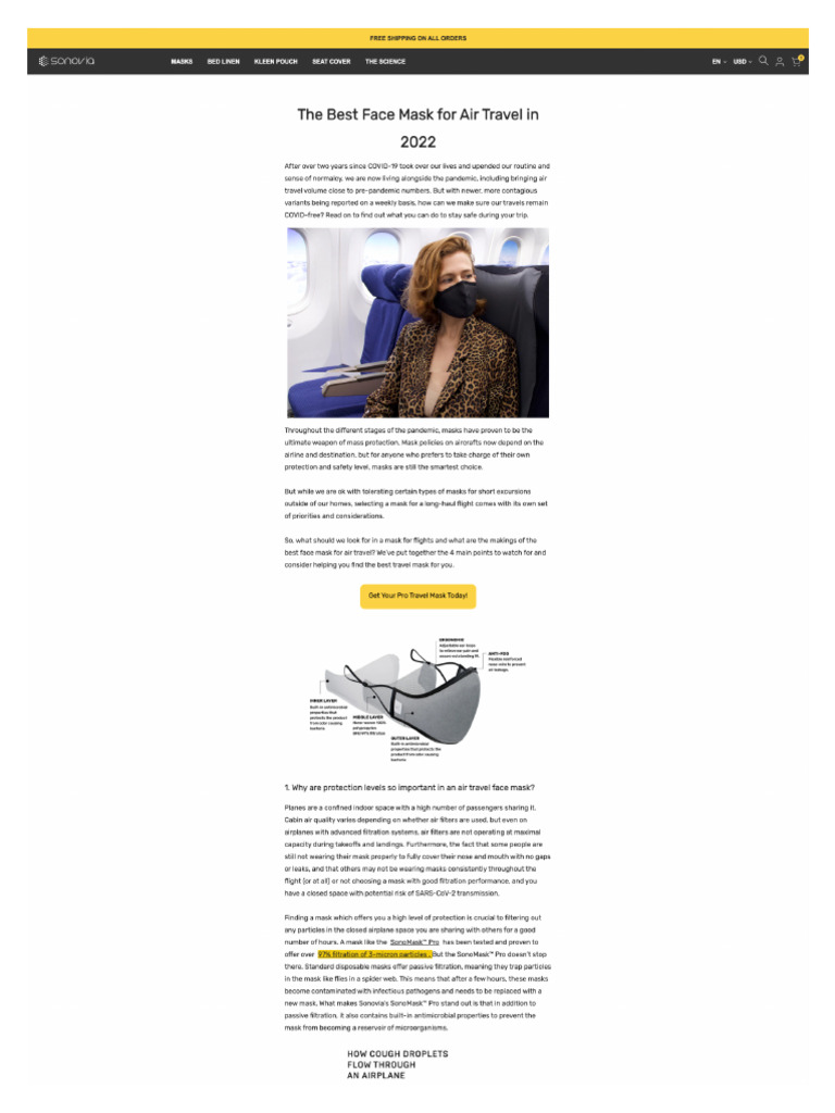 The Best Face Mask For Air Travel in 2022 | PDF