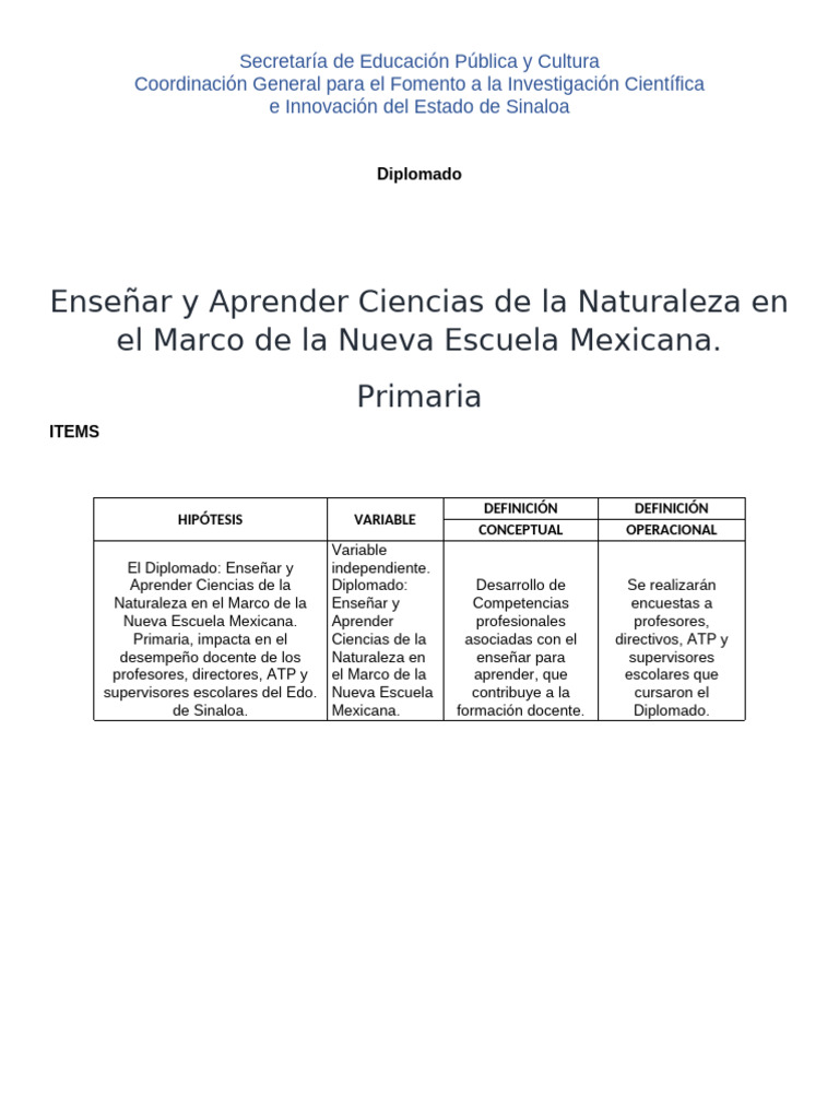 Impacto del Diplomado en Docencia Primaria | PDF | Maestros | Aprendizaje