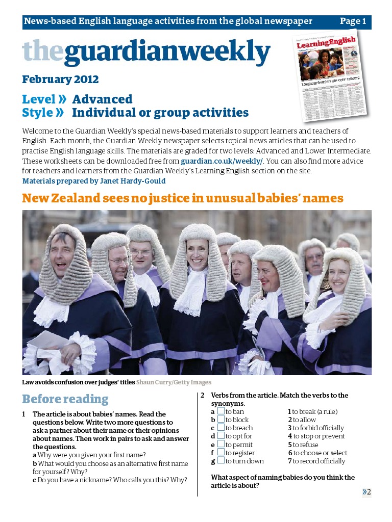 C1 News Article | PDF | Plural | English Language