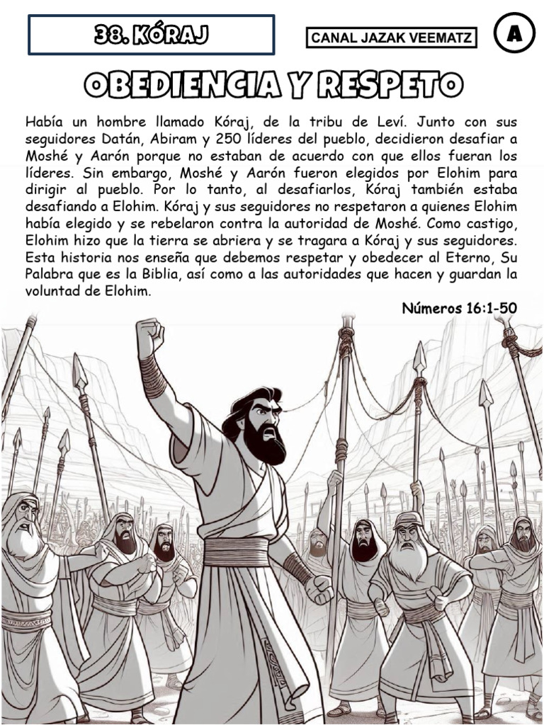 38 Parasha Koraj para Niños | PDF