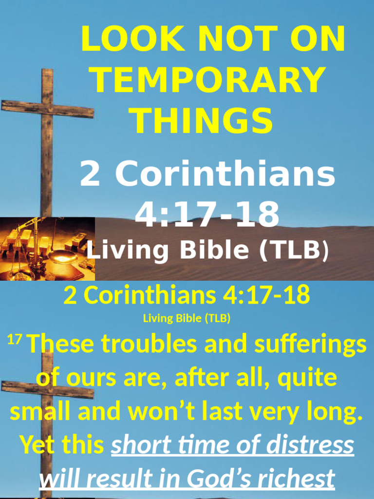 Look Not On Temporal Things | PDF | Religious Belief And Doctrine
