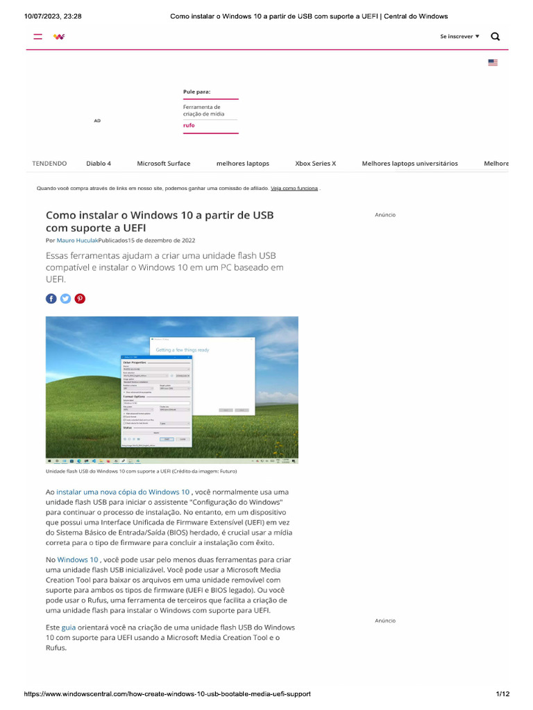 Windows10 UEFI Install | PDF