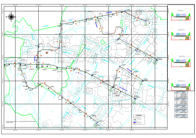 Plano Clave - Drenaje Pluvial-Pp-01 | PDF