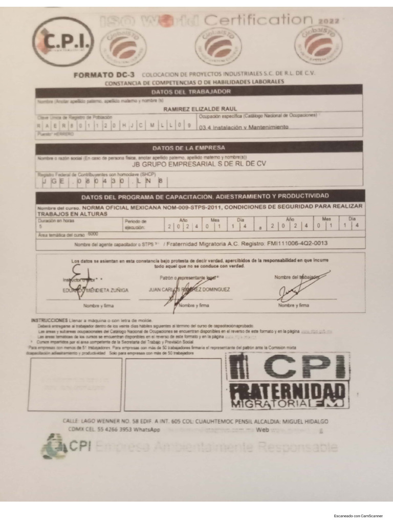 Dc3 Raul Ramirez | PDF