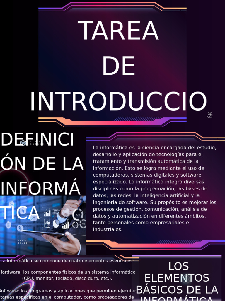 Tarea de Intro | PDF | Informática | Programación de computadoras