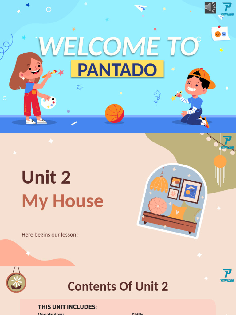 My House: Vocabulary and Lessons | PDF | Linguistics