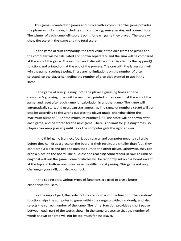 3E 04 Python Project (Report) | PDF | Parameter (Computer Programming) | Software Engineering