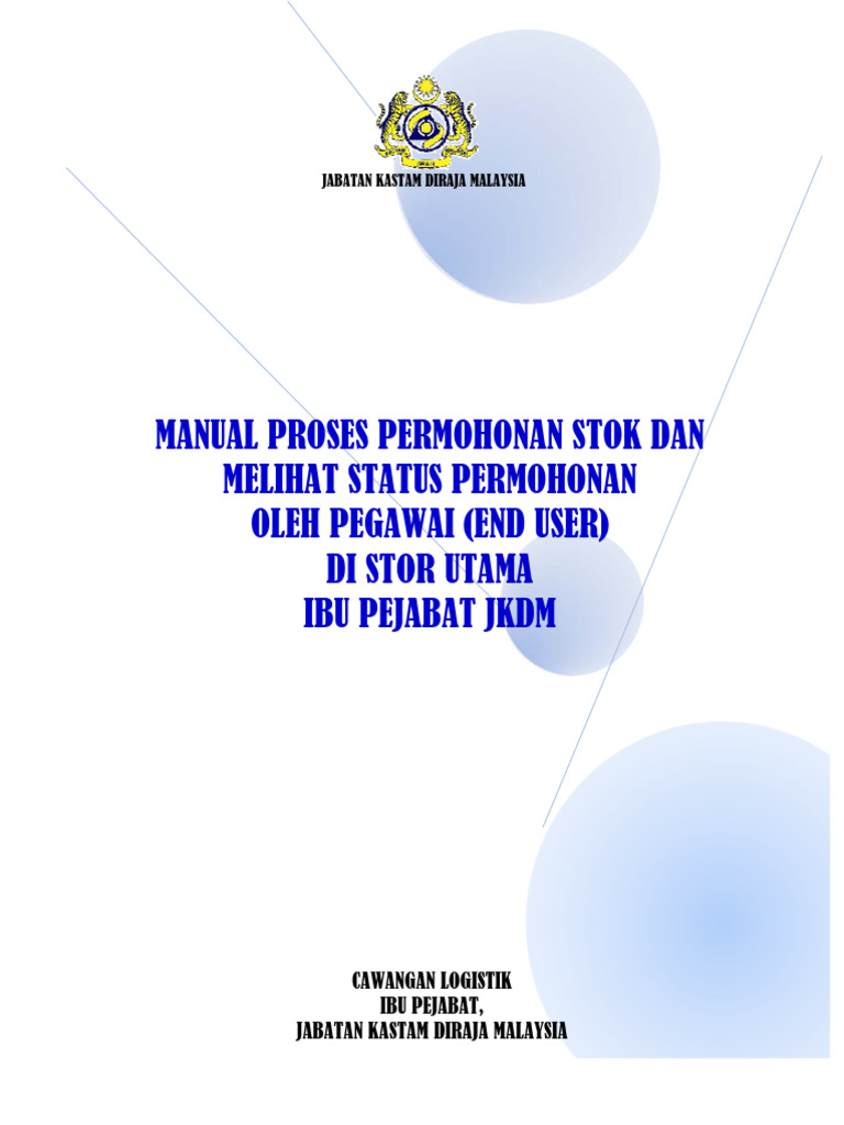 Proses Permohonan - End User | PDF