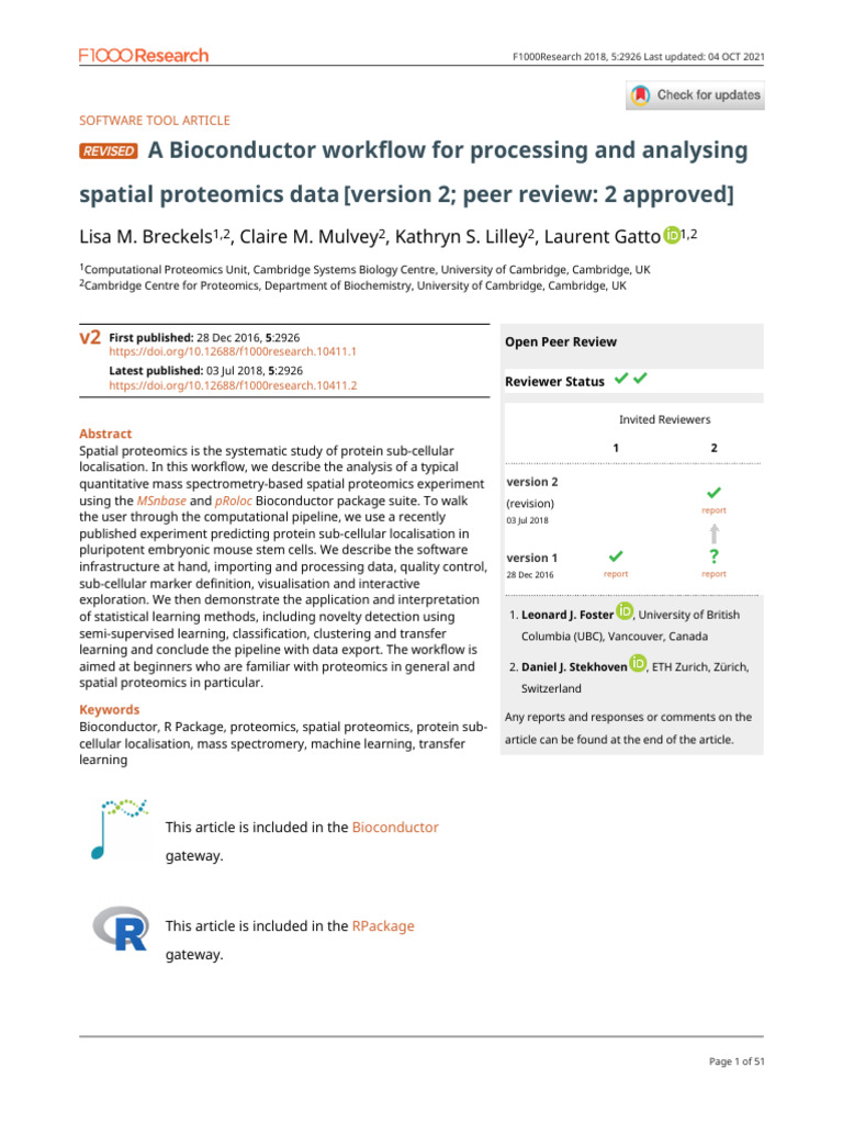acbc23ee-5154-48cd-8a12-84ea008eb4e5_10411_-_laurent_gato_v2 | PDF | Proteomics | Information ...