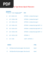 French Accent Alt Codes Guide | PDF | Graphemes | Languages