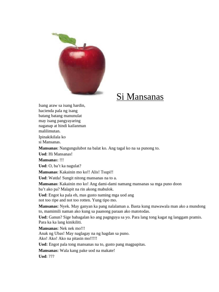 Si Mansanas | PDF