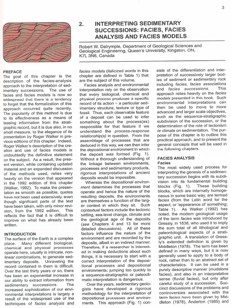 Facies Models V4 Chapter 2 | PDF